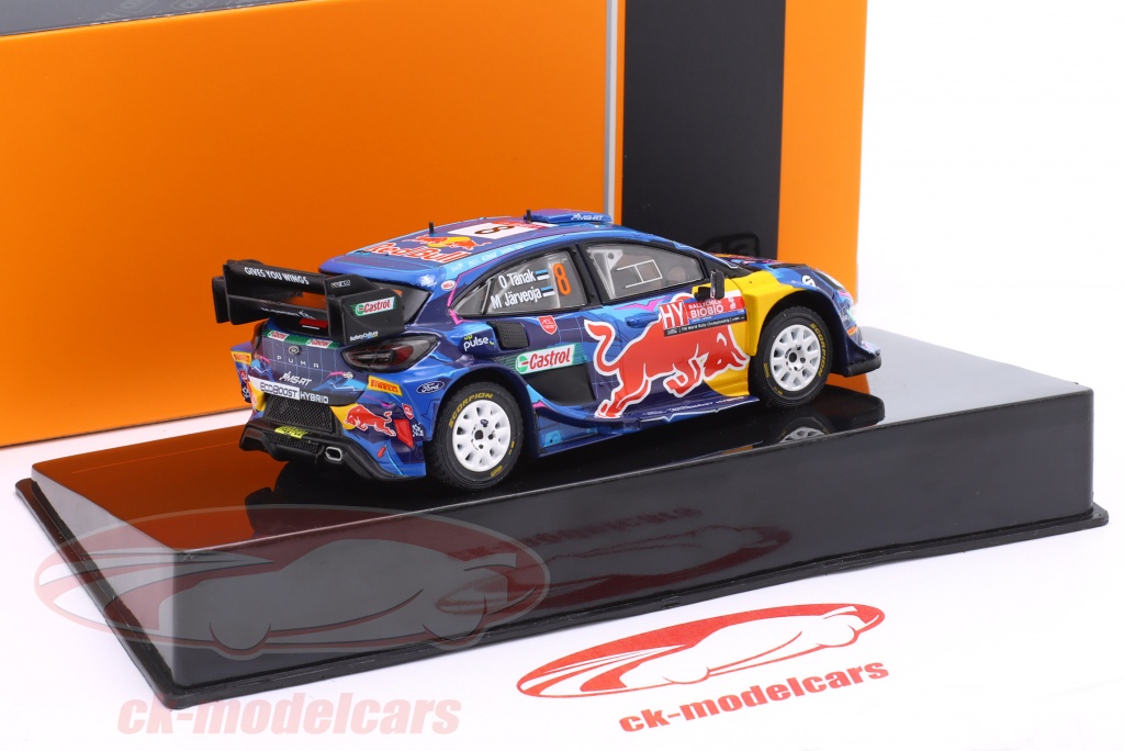 Ixo 1:43 Ford Puma Rally1 Hybrid #8 vincitore Rallye Chile 2023 Tänak ...