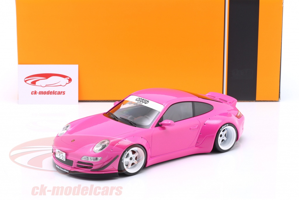 Ixo 1:18 Porsche 911 (997) RWB Rauh-Welt pink metallic 18CMC167.22 ...