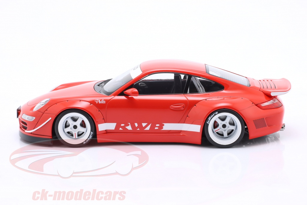 Ixo 1:18 Porsche 911 (997) RWB Rauh-Welt red 18CMC168.22 model car ...