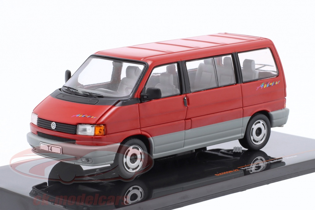 Ixo 1:43 Volkswagen VW T4 Multivan Allstar Год постройки 1992 красный ...