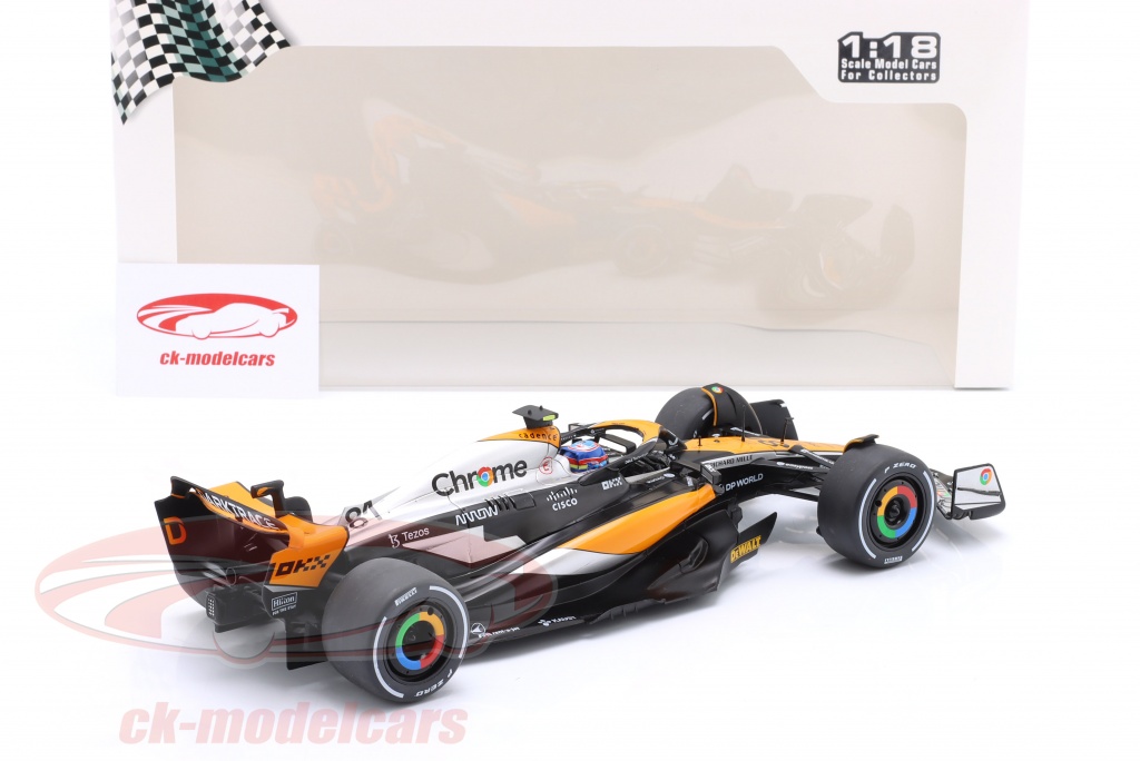 Solido 1:18 Oscar Piastri McLaren MCL60 #81 第四名 英国人 GP 公式 1 2023 ...