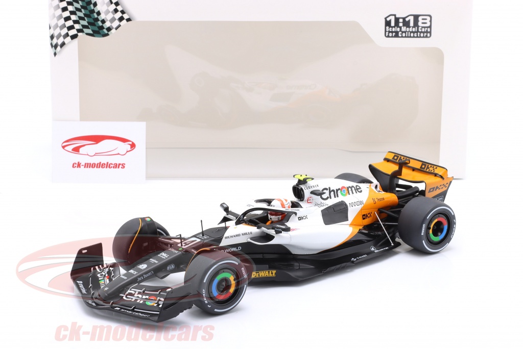 Solido 1:18 Lando Norris McLaren MCL60 #4 Monaco GP Formula 1 2023 ...