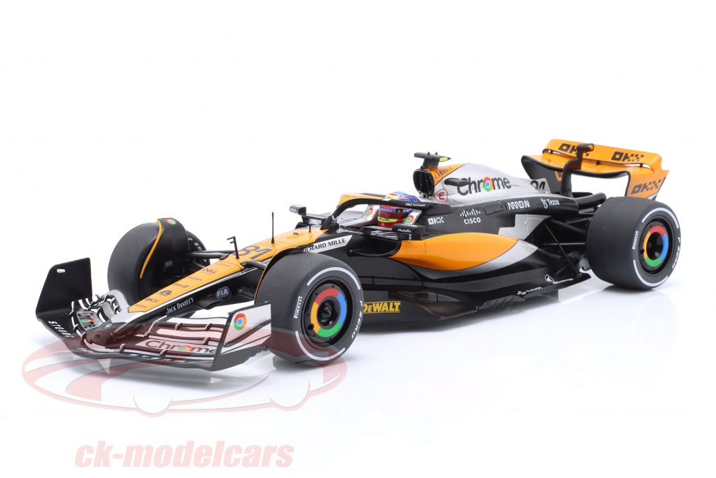 Solido 1:18 Oscar Piastri McLaren MCL60 #81 4th British GP Formula 1 ...