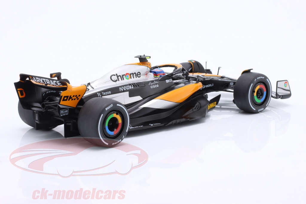 Solido 1:18 Oscar Piastri McLaren MCL60 #81 4th British GP Formula 1 ...