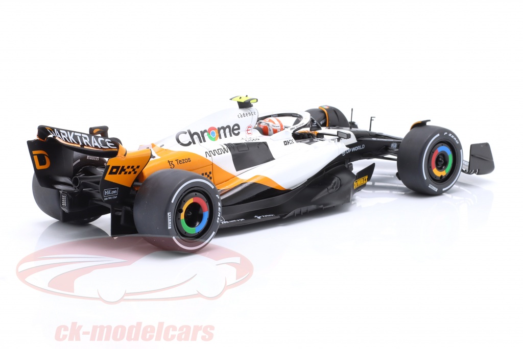 Solido 1:18 Lando Norris McLaren MCL60 #4 Monaco GP Formel 1 2023 ...