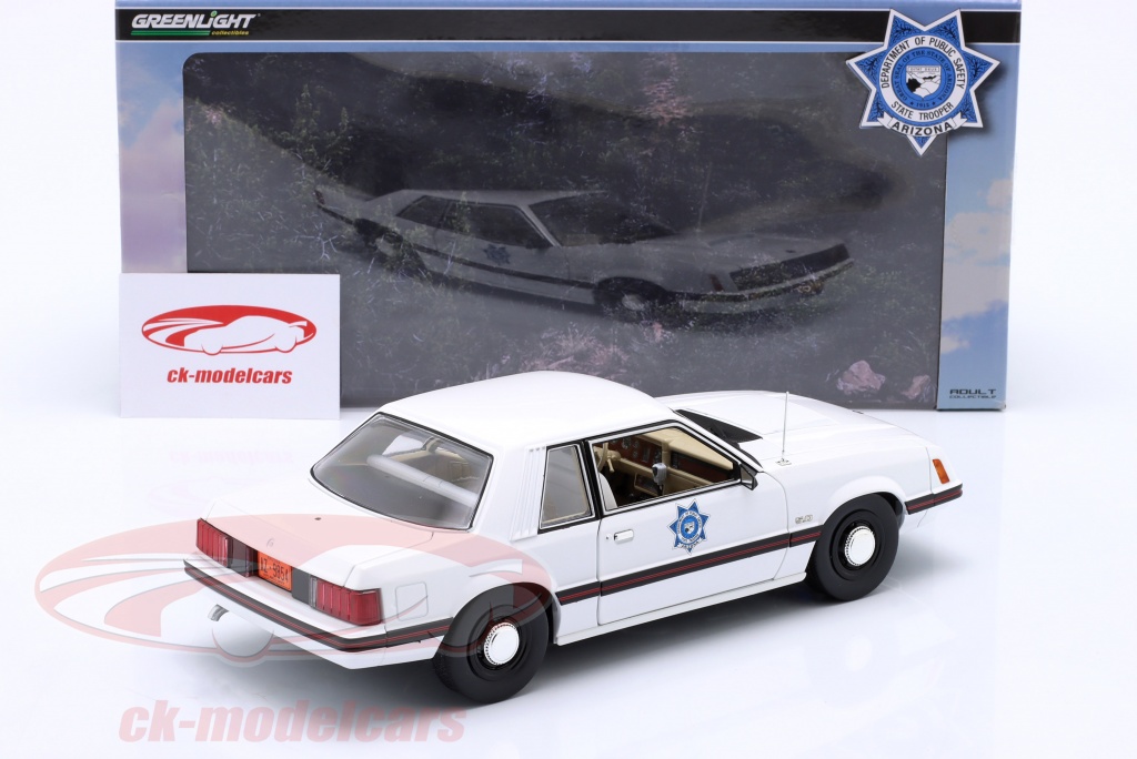 Greenlight 1:18 Ford Mustang SSP "State Trooper Arizona" year 1982 ...