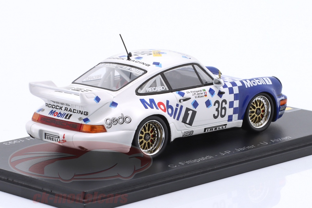 Spark 1:43 Porsche 911 Carrera RSR #36 勝者 24h Spa 1993 Roock Racing ...