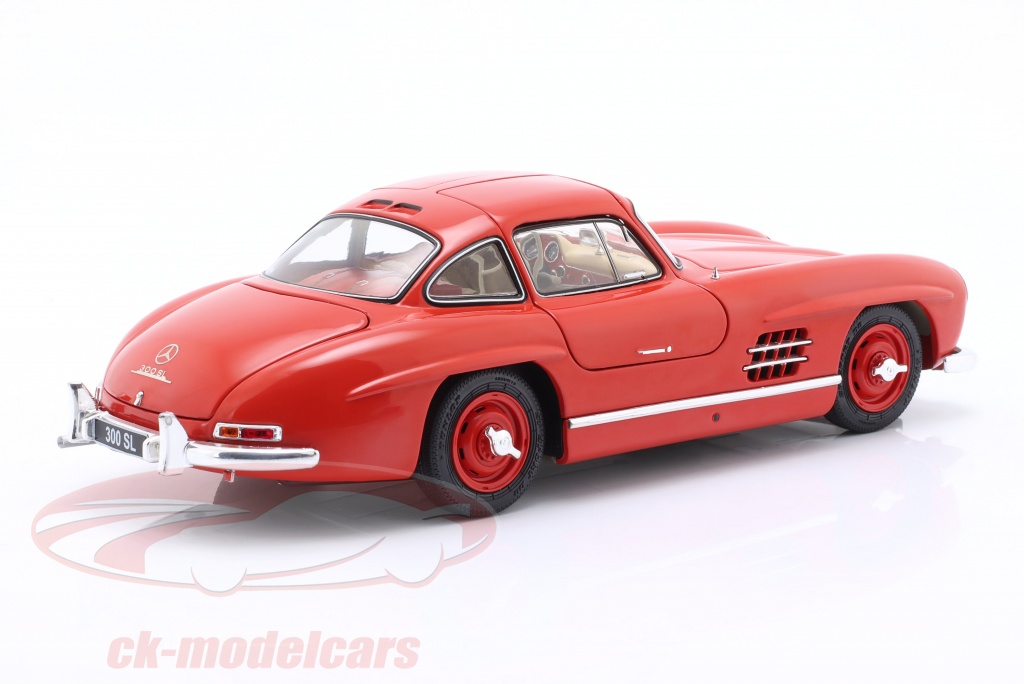 Schuco 1:18 Mercedes-Benz 300 SL Coupe (W198) rot 450060100 Modellauto ...
