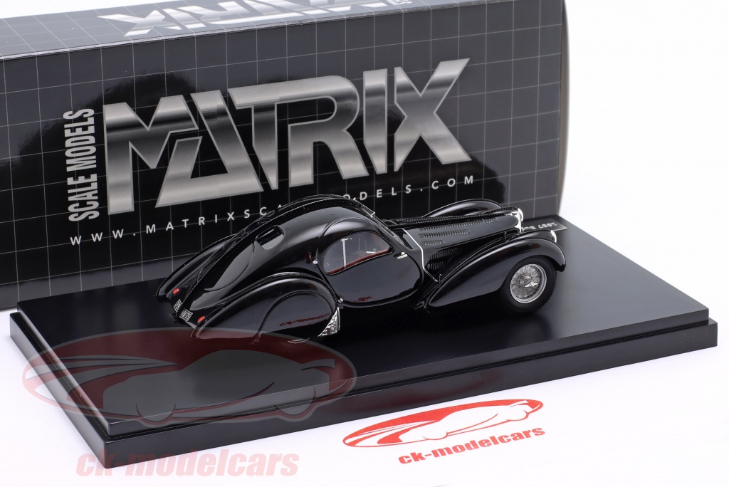 Matrix 1:43 Bugatti T57S Atlantic year 1937 black MX40205-113 model car ...