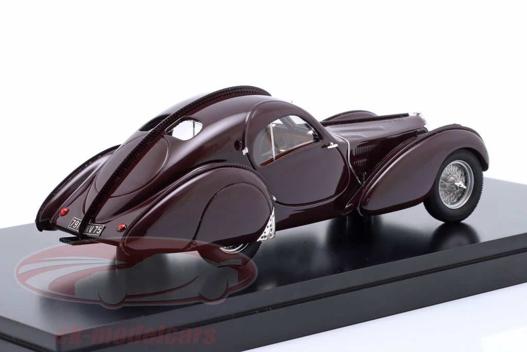 Matrix 1:43 Bugatti T57S Atlantic year 1937 chestnut brown MX40205-112 ...