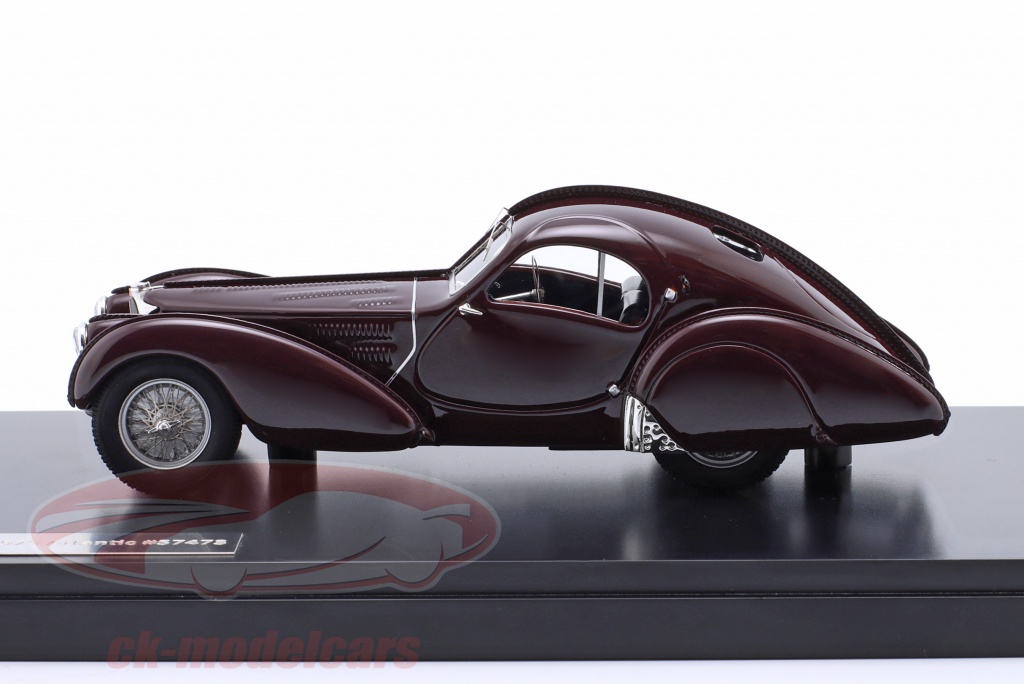 Matrix 1:43 Bugatti T57S Atlantic 建造年份 1937 栗色 MX40205-112 模型 汽车 ...