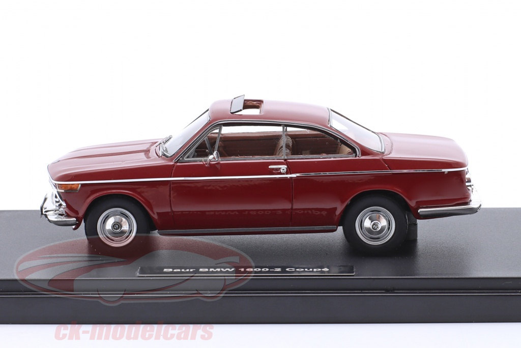Matrix 1:43 BMW 1600-2 Baur Coupe year1967 red MX30202-013 model car ...