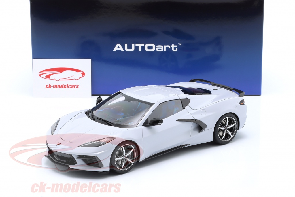 AUTOart 1:18 Chevrolet Corvette C8 Stingray Z51 Baujahr 2020 grau ...