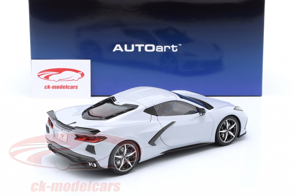AUTOart 1:18 Chevrolet Corvette C8 Stingray Z51 year 2020 gray metallic ...