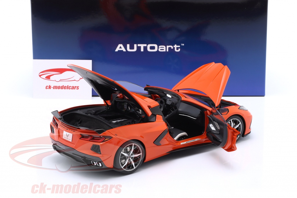 AUTOart 1:18 Chevrolet Corvette C8 Stingray Z51 year 2020 sebring ...