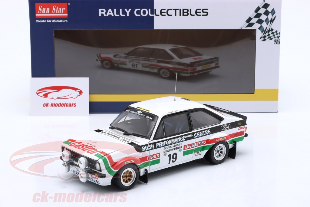 Sun Star Models 1:18 Ford Escort RS1800 #19 3rd Benson & Hedges Circuit ...