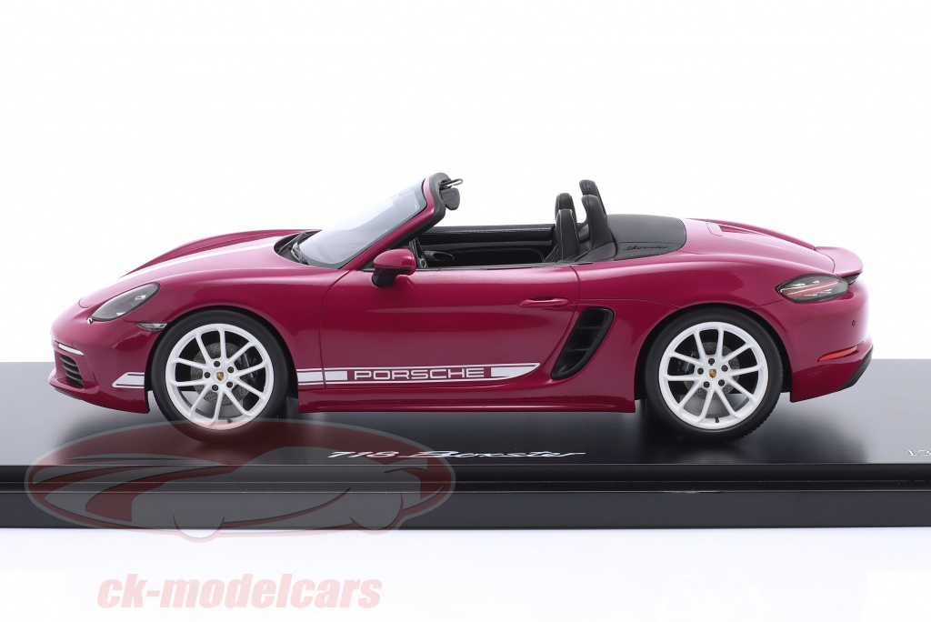 Spark 1:18 Porsche 718 (982) Boxster Style Edition year 2022 ruby star ...