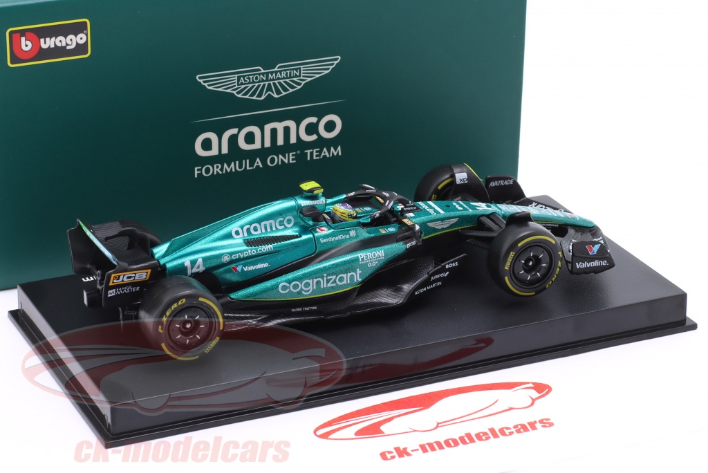 F1 Die-cast Model Bburago Aston Martin AMR 23 Lance Stroll Die-Cast Car ...