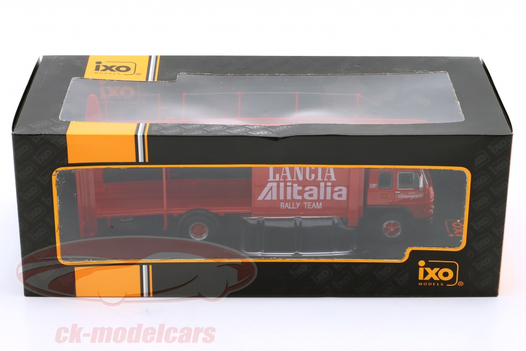 Ixo 1:43 Fiat 673 Racing transporter 1976 Lancia Alitalia Rally Team ...