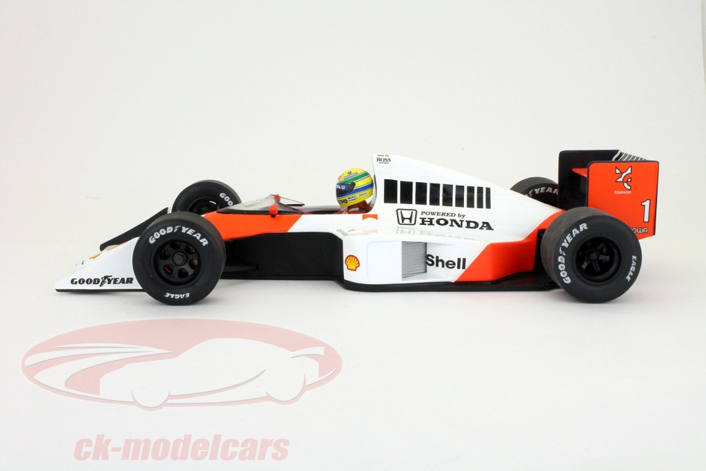 Minichamps 1:18 A. Senna McLaren Honda MP4-5 世界チャンピオン フォーミュラ 1 1989 ...