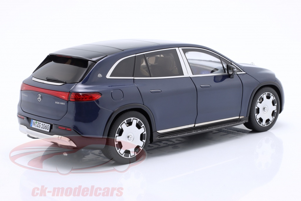NZG 1:18 Mercedes-Benz maybach EQS (Z296) Año de construcción 2024 azul ...