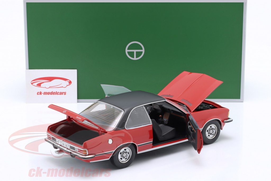 TOURING 1:18 Opel Commodore Coupe GS/E year 1975 red 18048001 model car ...