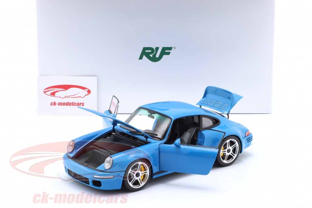 Almost Real 1:18 Porsche RUF SCR 911 (964) 建設年 2018 maxico 青 ALM880202 ...