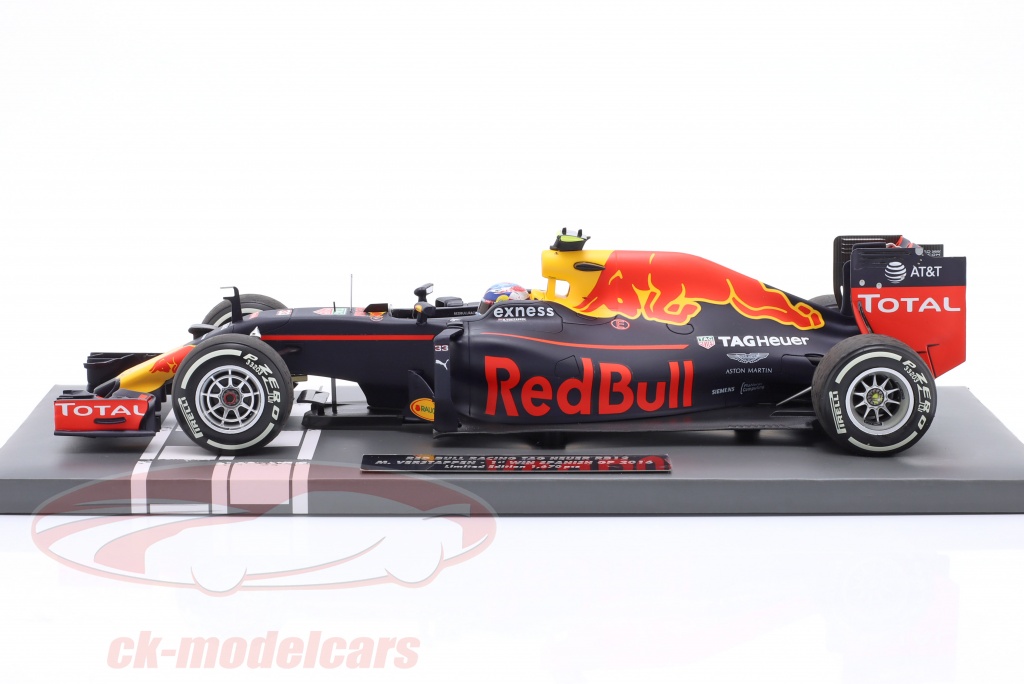 Minichamps 1:18 Max Verstappen Red Bull RB12 #33 First F1 Win Spain GP ...