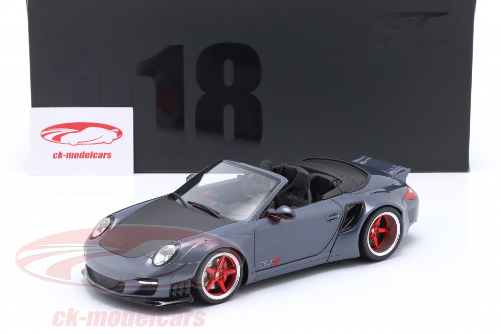 GT-SPIRIT 1:18 Porsche 911 (997) LB-Works 2016 gray GT463 model car ...