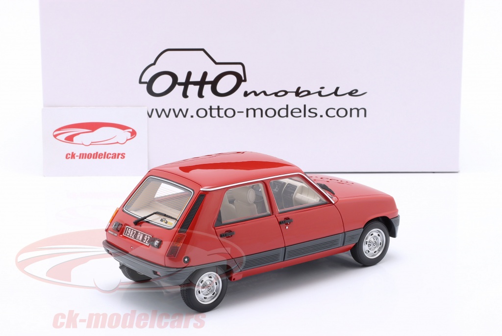 Ottomobile 1:18 Renault 5 R5 GTL Année de construction 1984 rouge ...