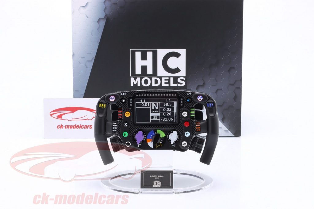 HC Models 1:2 Norris #4 & Piastri #81 McLaren MCL60 Formula 1 2023 ...