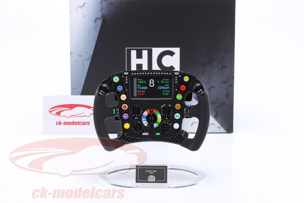 HC Models 1:2 Ocon #31 & Gasly #10 Alpine A523 Formula 1 2023 steering ...