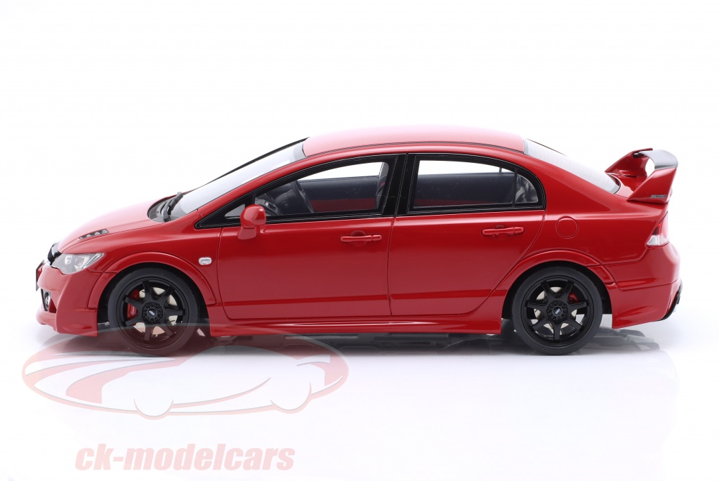 Ottomobile 1:18 Honda Civic Mugen RR (FD2) year 2008 Milano red OT1019 model car OT1019 ...