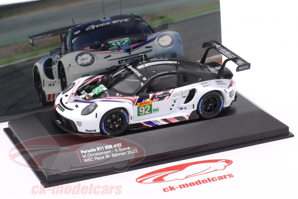 Ixo 1:43 Porsche 911 RSR-19 Goodbye #92 Last Race WEC 2022 Estre, Christensen LEGT43-23009 ...
