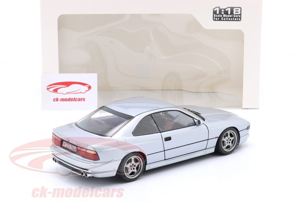 Solido 1:18 BMW 850 (E31) CSI year 1992 arctic silver metallic S1807004 ...