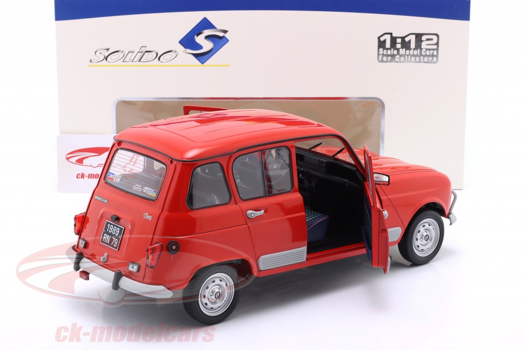 Solido 1:12 Renault R4 GTL rouge S1200201 modèle voiture S1200201 421121000 3663506017124
