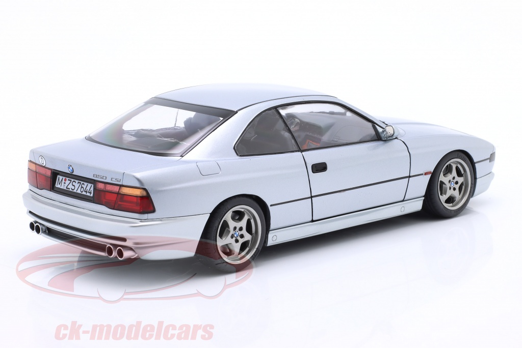 Solido 1:18 BMW 850 (E31) CSI year 1992 arctic silver metallic S1807004 ...