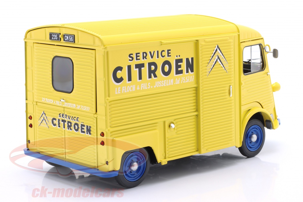 Solido 1:18 Citroen Type HY Citroen Service year 1969 yellow S1804820 ...
