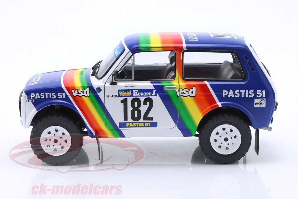 Solido 1:18 Lada Niva #182 Rallye Paris - Dakar 1982 Jabouille, Sardou ...