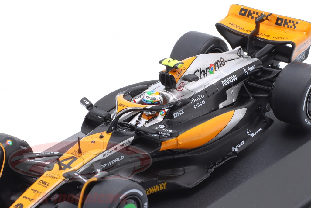 Solido 1:43 Lando Norris MCL60 #4 2nd Great Britain GP Formula 1 2023 ...