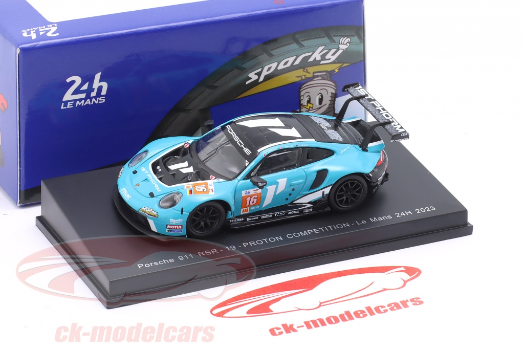 Spark 1:64 Porsche 911 RSR-19 #16 24h LeMans 2023 Proton Competition Y306 Modellauto Y306 ...
