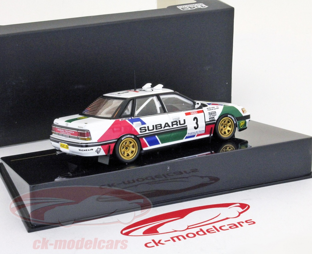 Ixo 1:43 Subaru Legacy RS #3 Tour de Corse Chatriot 1991 / Perin RAC211 ...
