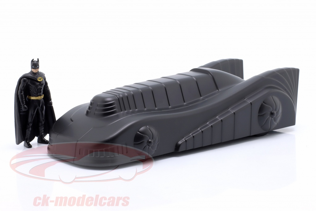 Jadatoys 1:24 Armored Batmobile com figura filme Batman (1989) preto ...