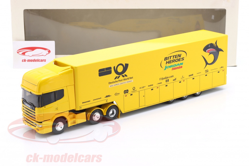 Eligor 1:43 Scania Race Car Transporter formula 1 2001 B&H Jordan Honda ...