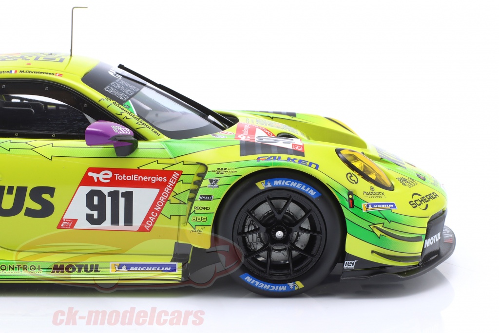 Ixo 1:18 Porsche 911 GT3 R #911 24h Nürburgring 2023 Manthey Grello MG ...