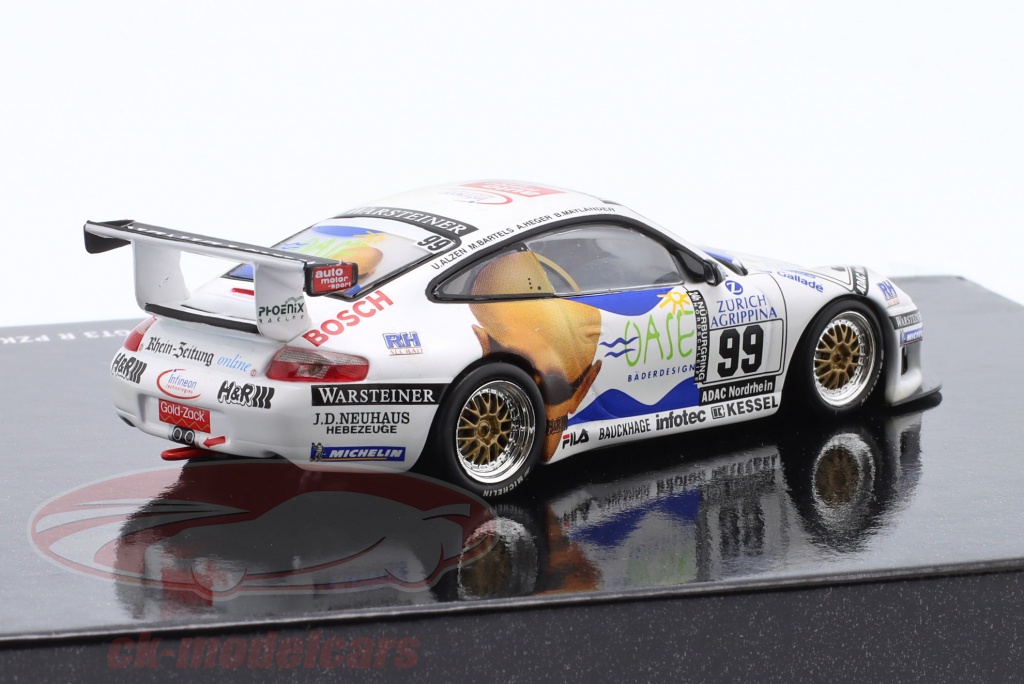 Minichamps 1:43 Porsche 911 (996) GT3R #99 Winner 24h Nürburgring 2000 ...