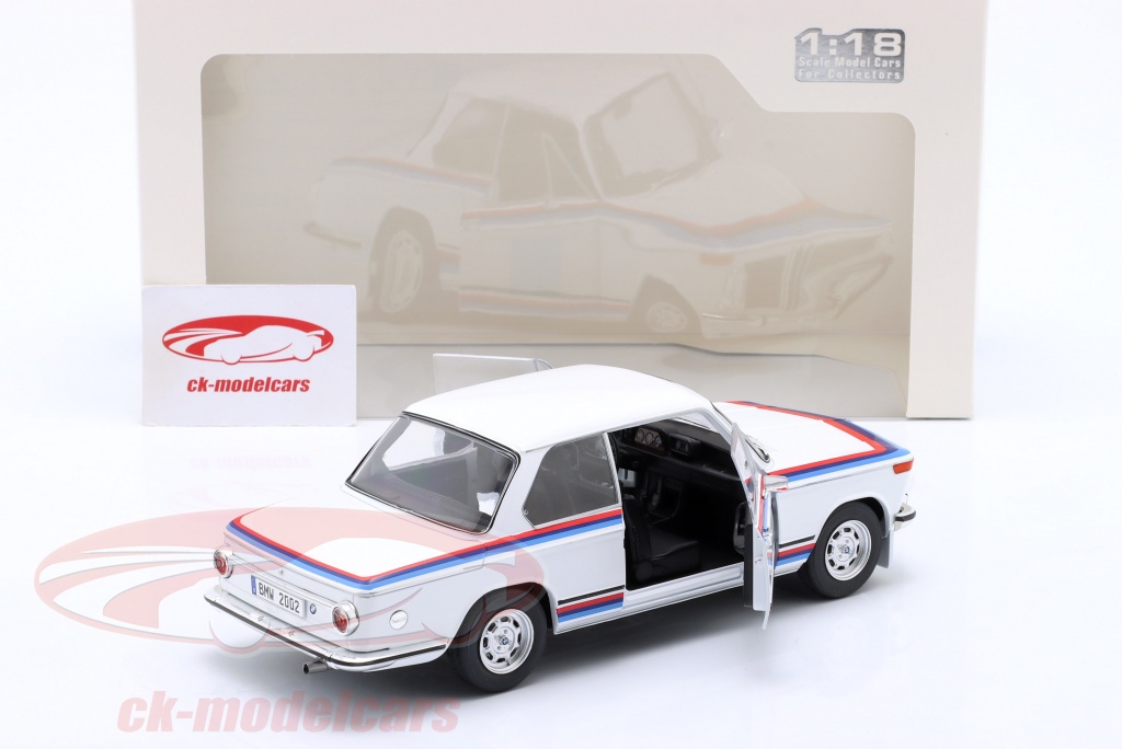 Solido 1:18 BMW 2002 tii Turbo Evocation year 1971 white / decor ...