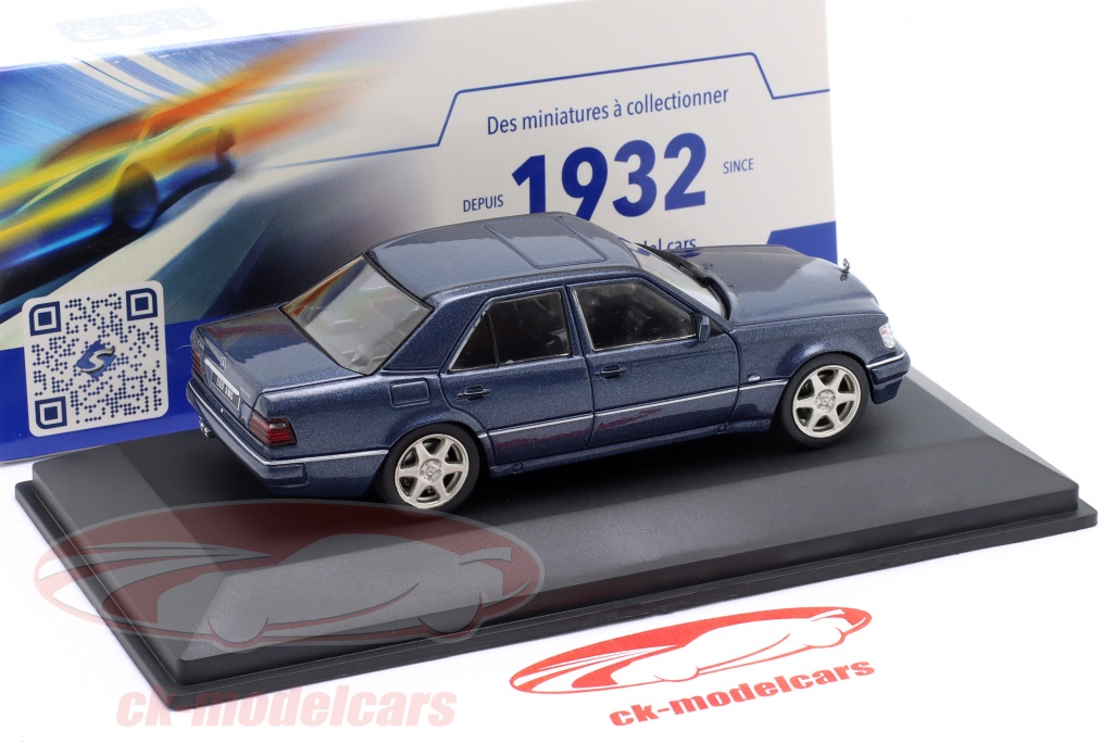 Solido 1:43 Mercedes-Benz E30 AMG based on W124 E500 1994 nautical blue ...
