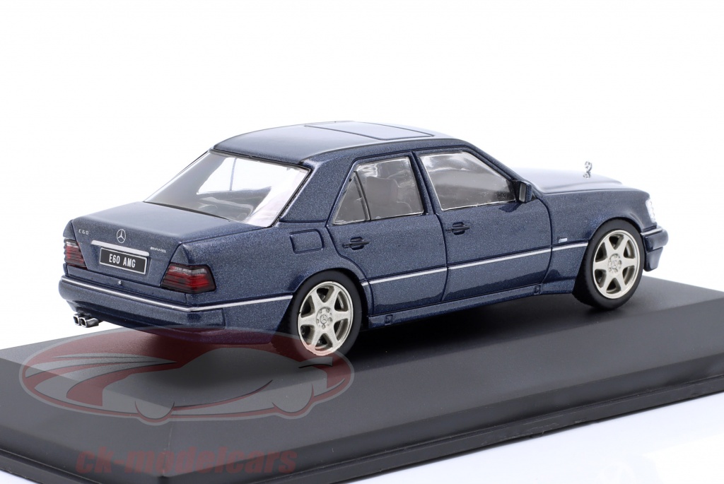 Solido 1:43 Mercedes-Benz E30 AMG ベースの の上 W124 E500 1994 航海の青 S4313203 ...
