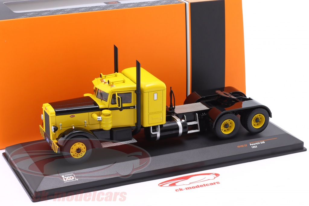 Ixo 1:43 Peterbilt 350 SZM 建造年份 1962 黄色的 / 黑色的 TR192.22 模型 汽车 TR192.22 ...